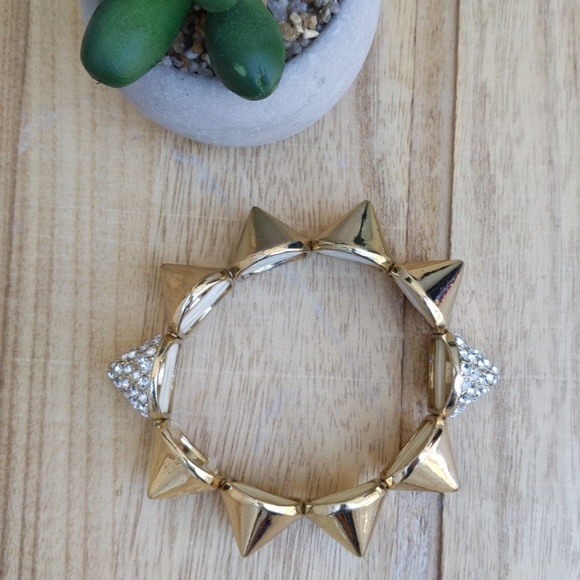 Jewelry | Spiky Costume Bling Bracelet | Poshmark
